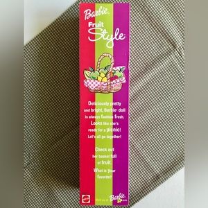 Barbie | Toys | Nib Barbie Fruit Style Doll In Mint Green Polka Dot Dress | Poshmark